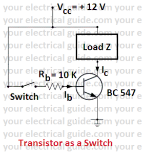 Transistor as a Switch - Your Electrical Guide